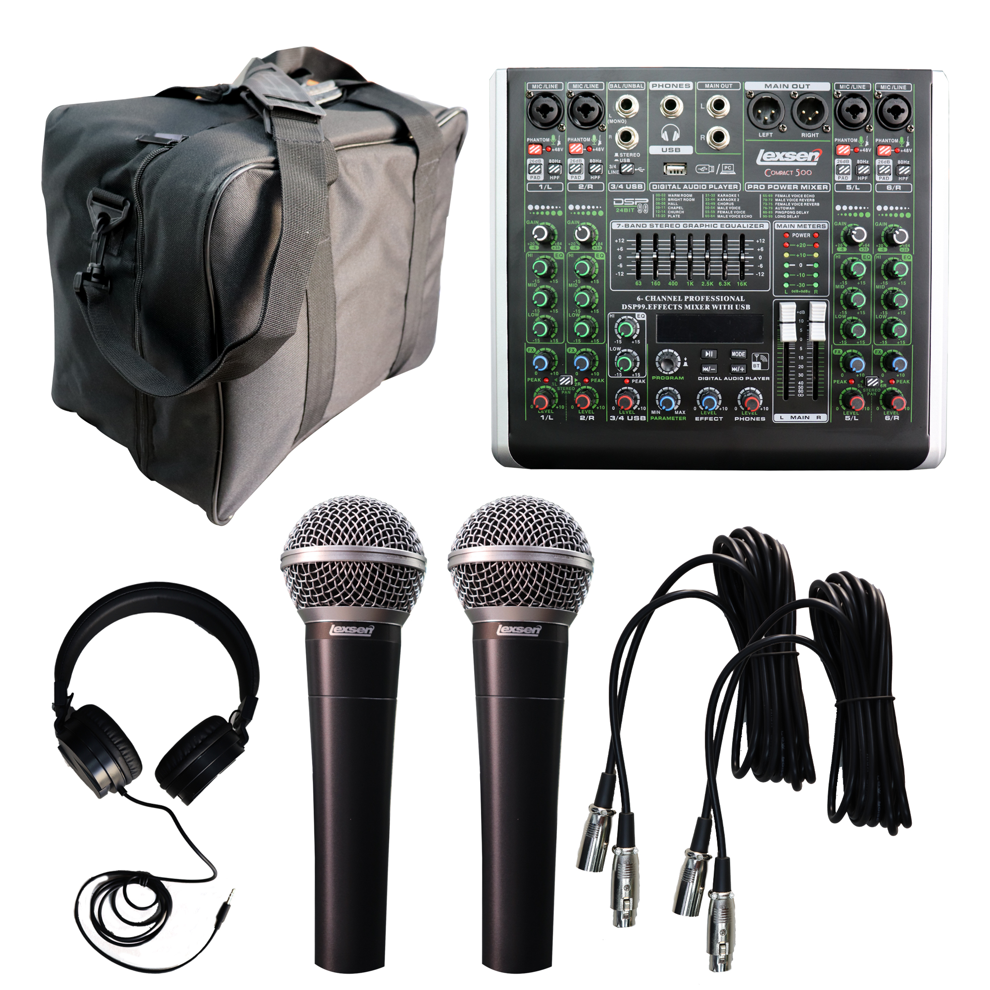 CONSOLA AMPLIFICADA LEXSEN COMPACT 500 – Magic Music